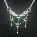 The Princess Chainmail Necklace with Swarovski Crystals