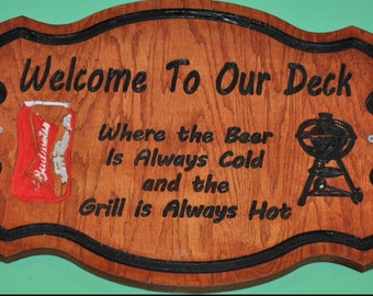 Deck signs | Etsy