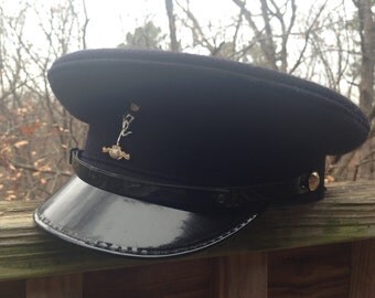 Military visor cap | Etsy