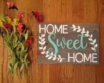 Home sweet home sign | Etsy