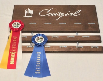 Horse ribbon display | Etsy