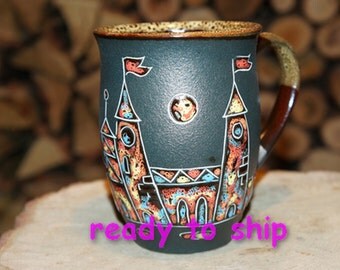 Ceramic beer mug | Etsy