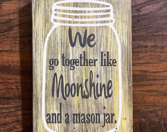 Moonshine sign | Etsy
