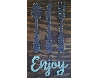 Fork knife spoon art | Etsy