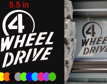 4 wheel drive decal | Etsy