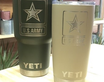 Custom logo yeti | Etsy