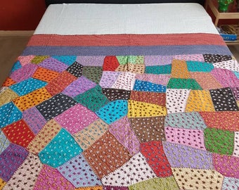 Multi colored throw | Etsy