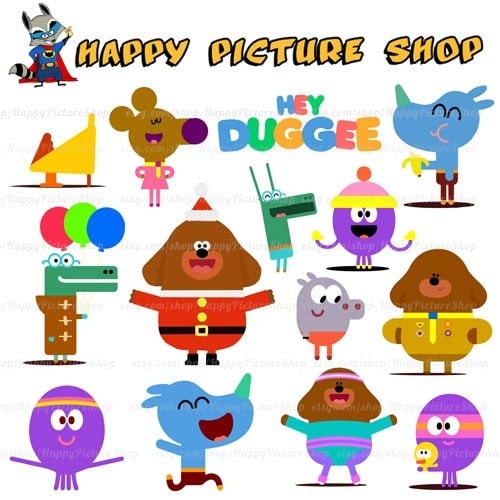 Hey Duggee Characters SVG Cutting File in Svg Eps Dxf and