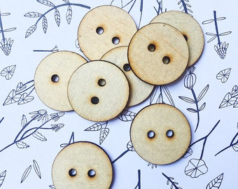 Laser cut button | Etsy