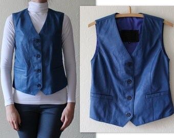 Light blue vest | Etsy
