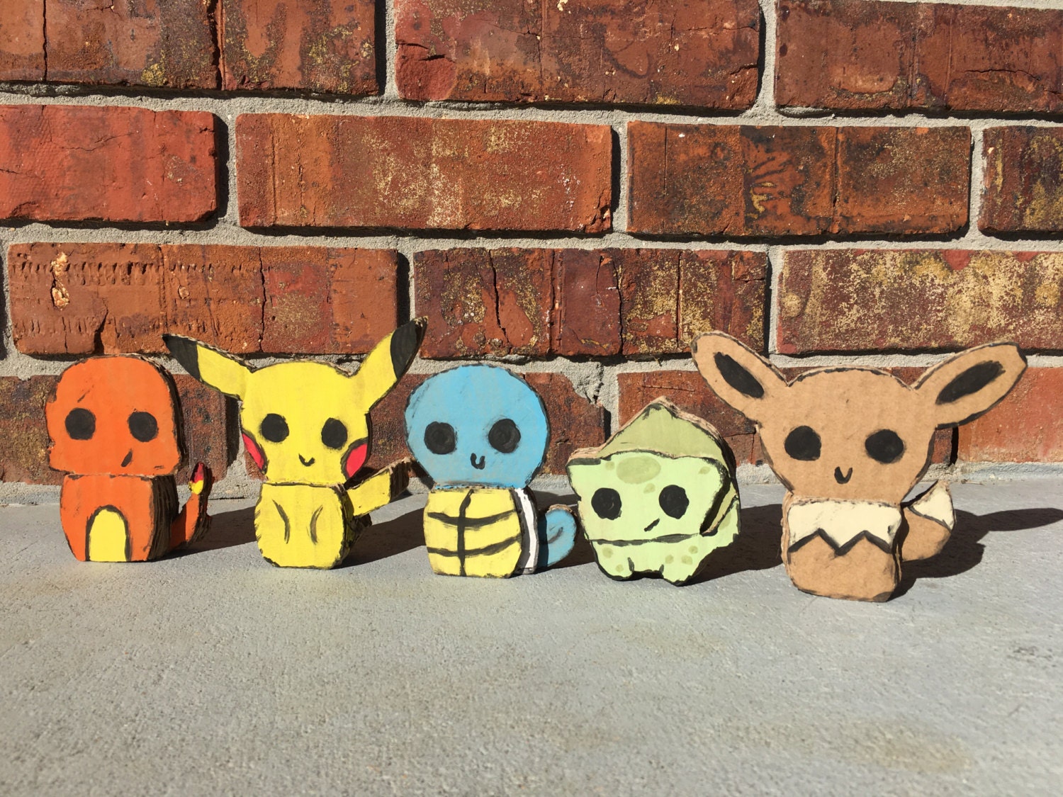 Pokemon Mini Chibi Desk Ornaments / cardboard cutout / standee