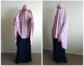 White wedding Khimar Modern Burqa Bridal Burka Muslim Cape