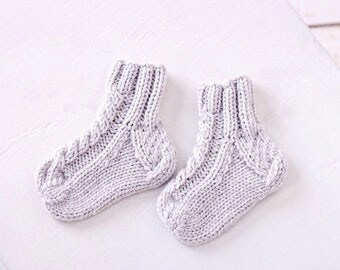 White wool socks | Etsy