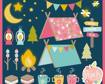 Camper clip art | Etsy