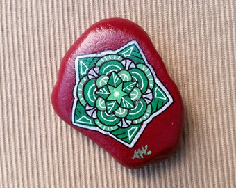 Mandala rock | Etsy