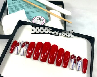 Ballerina nails | Etsy