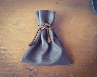 Leather dice bag | Etsy