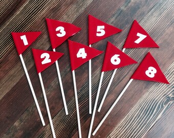 Flag table number | Etsy