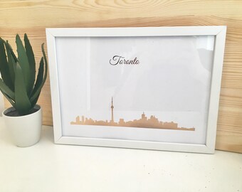 Toronto skyline | Etsy