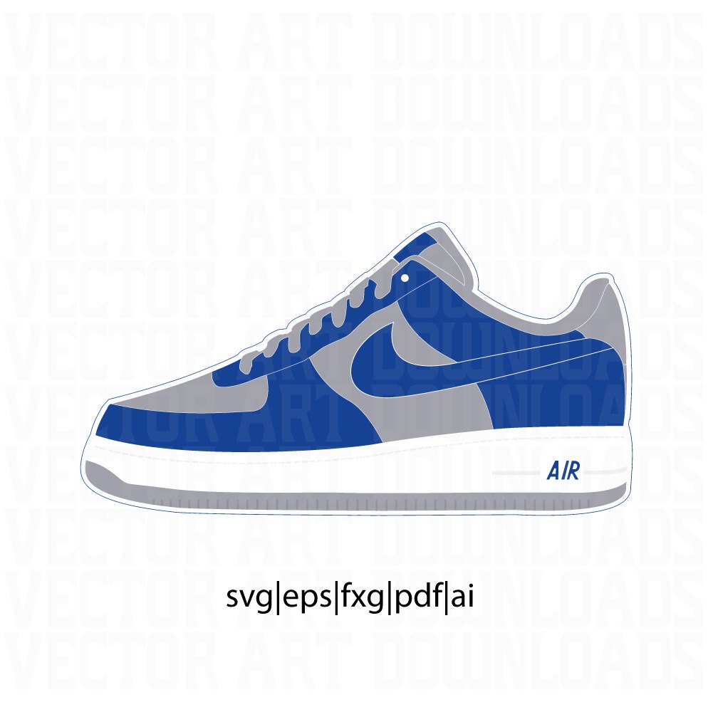 Air Force 1 ATMOS Vector in SVG PDF eps ai format download