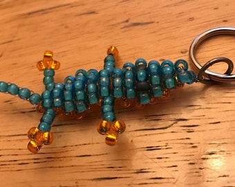 Lizard keychain | Etsy