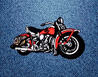 Motorcycle applique | Etsy