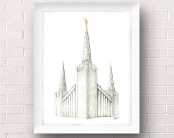 Portland temple | Etsy