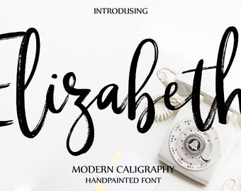 Calligraphy font | Etsy