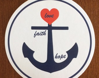 Hope anchors decal | Etsy