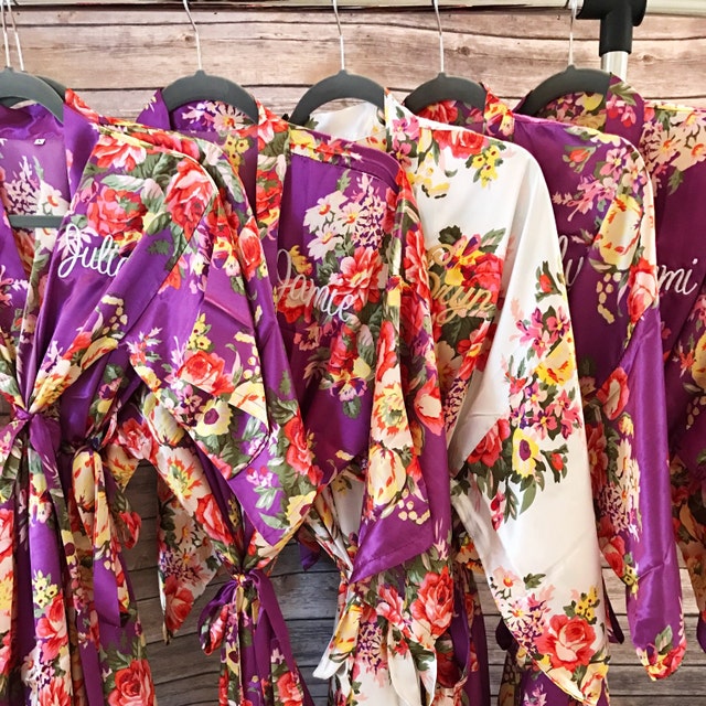 Personalized Bridal Robes & Gifts by HCCreation on Etsy