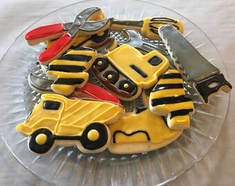 Dump truck cookies | Etsy