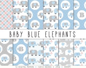 Elephant digital | Etsy