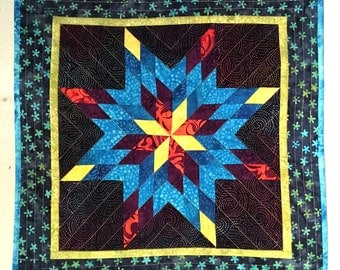 Lone star quilt | Etsy