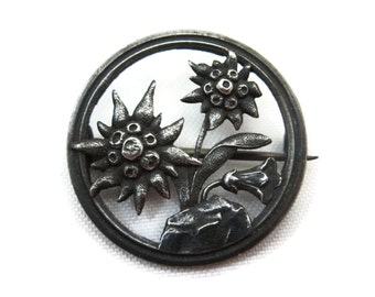Edelweiss brooch | Etsy