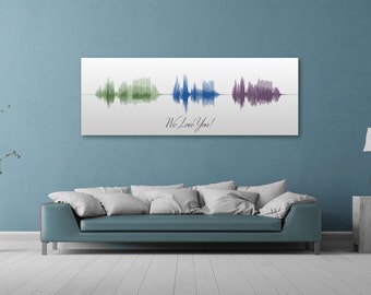 Sound Wave Art Personalized Voice Art I DO Voice Wave