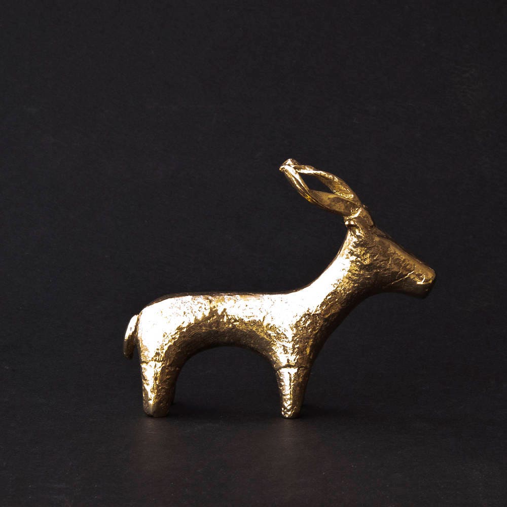 Ibex,The Statue of The Golden Goat, Prehistoric Thera, Santorini, Greece