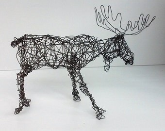 Wire Animals unique sculptures made from wire. by wireanimals