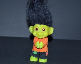 Green hair troll | Etsy