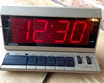 Digital clock face | Etsy