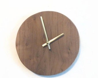 Walnut clock | Etsy