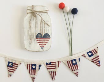 Patriotic bunting | Etsy