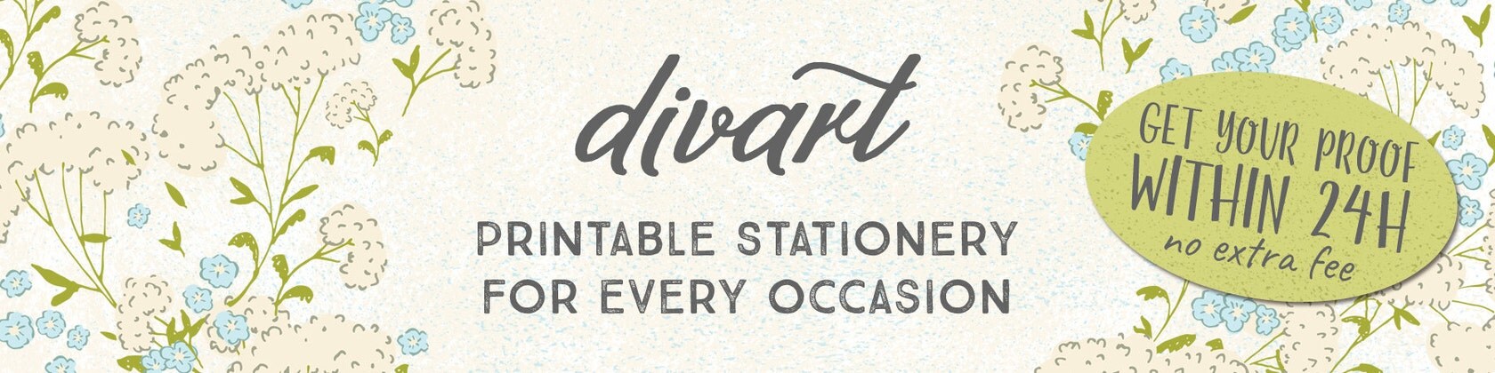 Printable Wedding Stationary Decor and more... by DIVart on Etsy