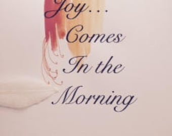 Joy comes | Etsy