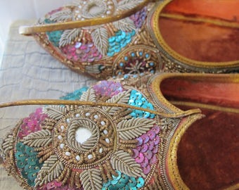 Velvet slippers | Etsy