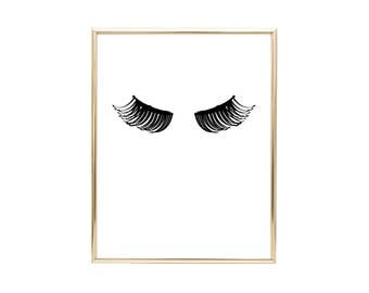 Eyelash signs | Etsy