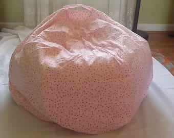 Hot Pink Leopard Print Bean Bag Chair Cover Animal Cat