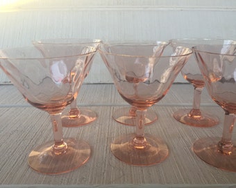 Pink goblets | Etsy