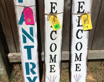 Tall welcome sign | Etsy