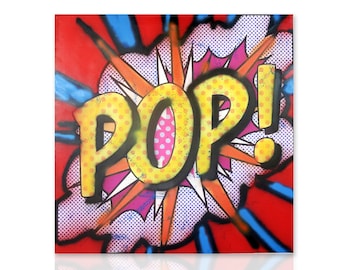 Pop art canvas | Etsy