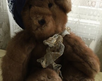 Mink teddy bear | Etsy